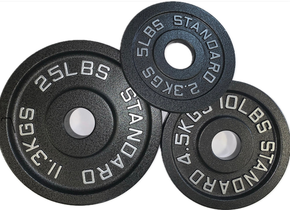 Old School Cast Iron Olympic Plate Weights -Pick up in Store Only ...